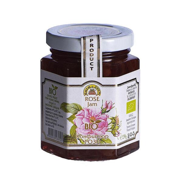 БИО конфитюр от рози - 230 гр. - Джем и Джем
