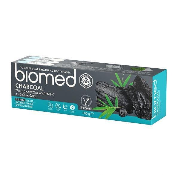 BIOMED CHARCOAL Паста за зъби