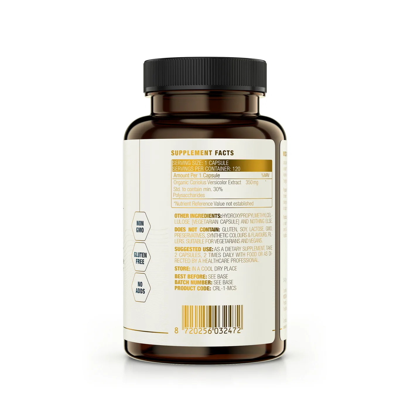 Coriolus (coada de curcan), 350 mg/capsula