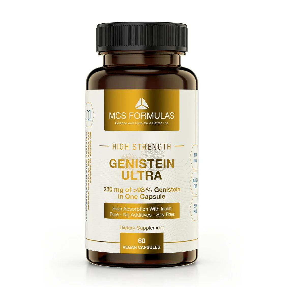 Genistein Ultra, 250 mg/capsula
