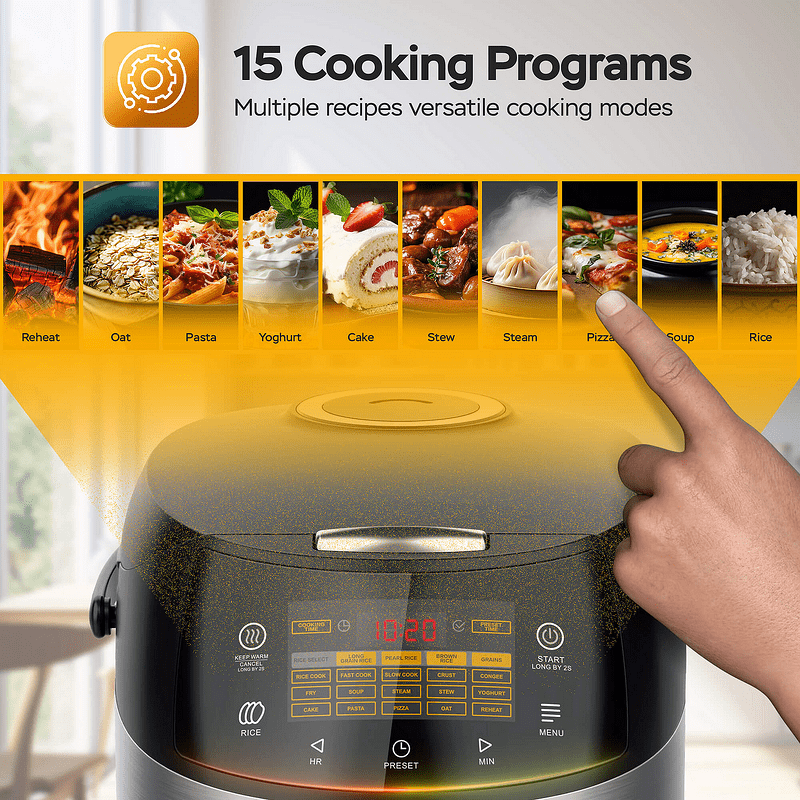 Мултикукър Turbotronic Digital Cookmaster 22в1