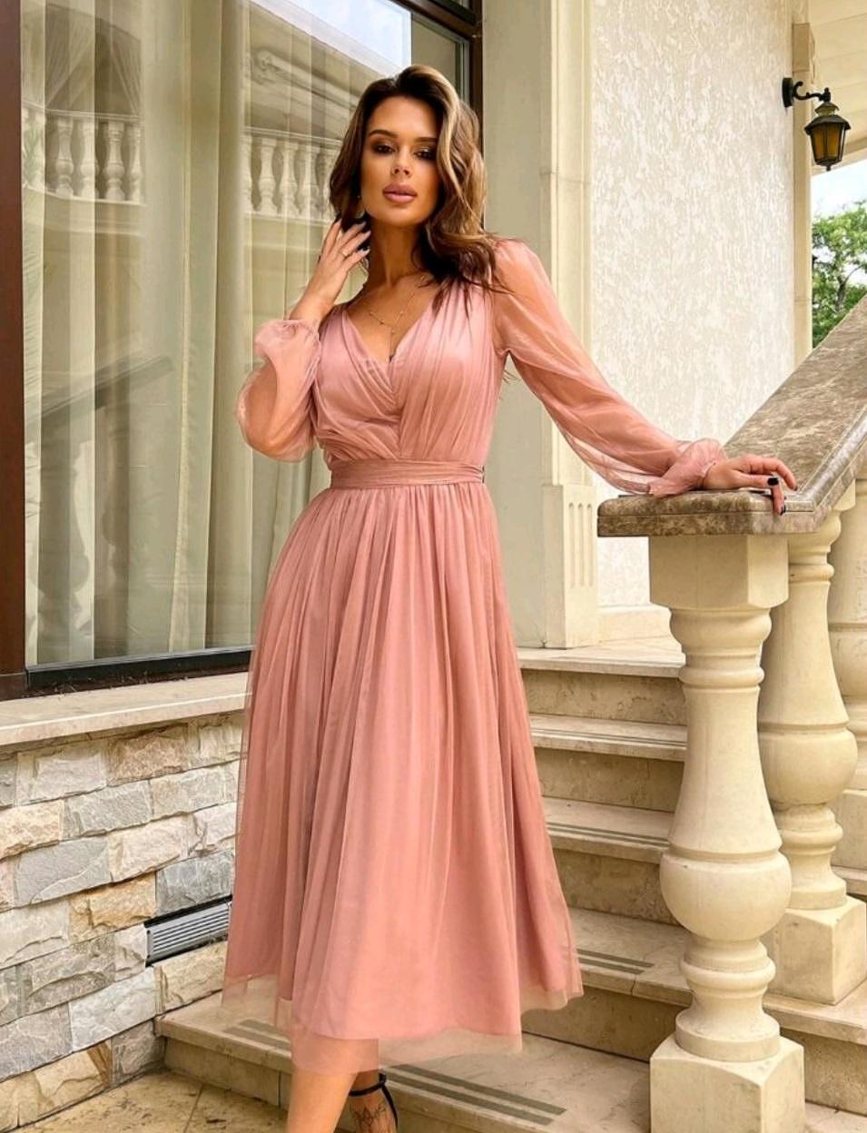 Розова Рокля KELI 🌸 | PinkLady.bg