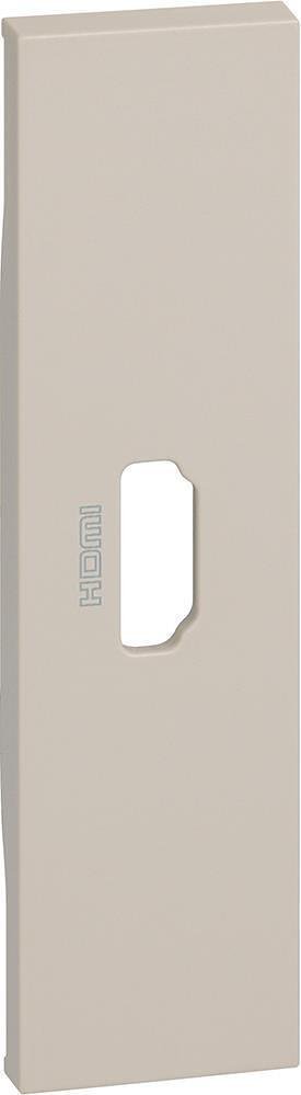 Faceplate for HDMI socket 1 mod. Cream color Living Now Bticino - KM14 ...