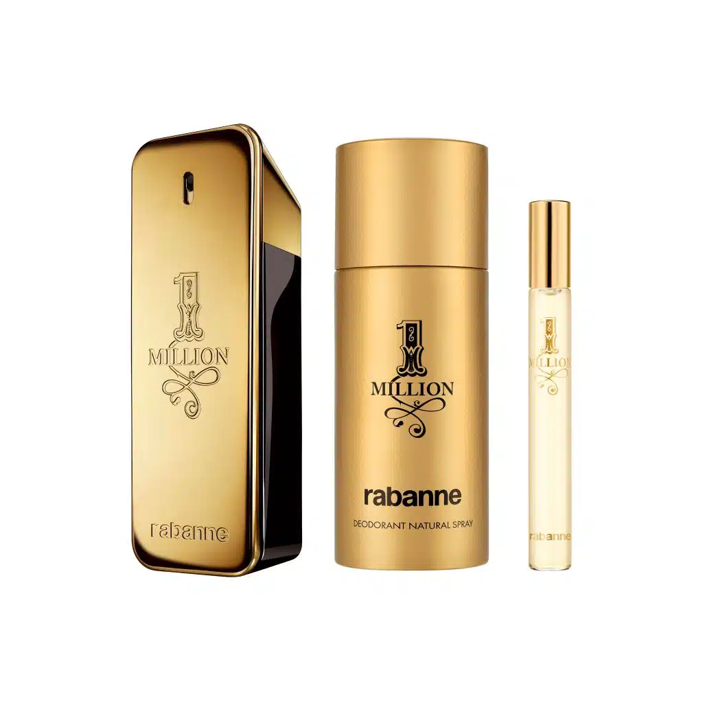 Paco Rabanne 1 Million EDT 100ml + Mini 10ml + Deodorant Spray 150ml за ...