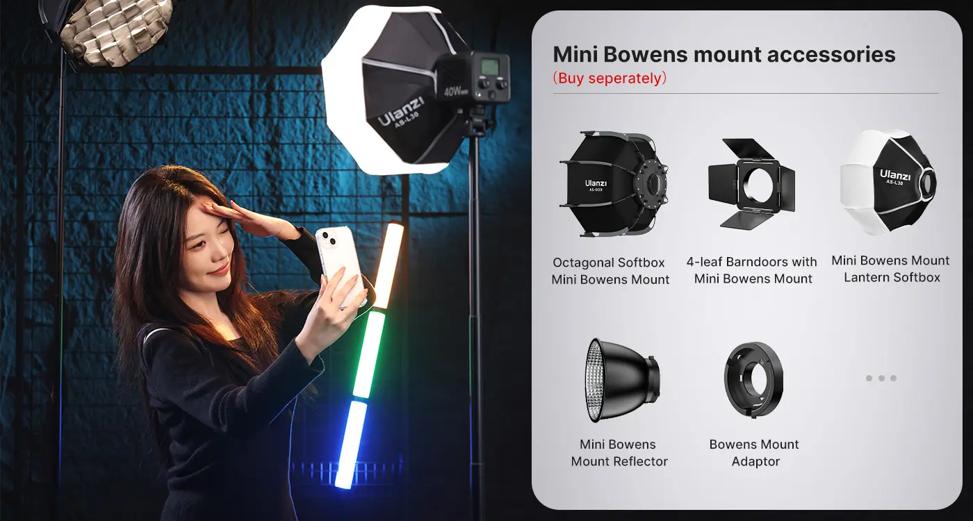 Ulanzi AS-L30 30cm Mini Bowens Mount Lantern Софтбокс