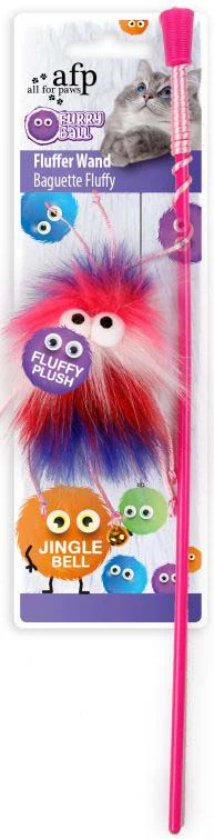 Furry Ball - Fluffer Wand - Red