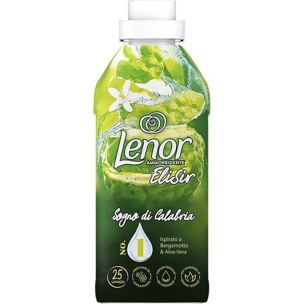 Lenor Elixir Омекотител концентрат с аромат бергамот и алое вера, 525мл ...