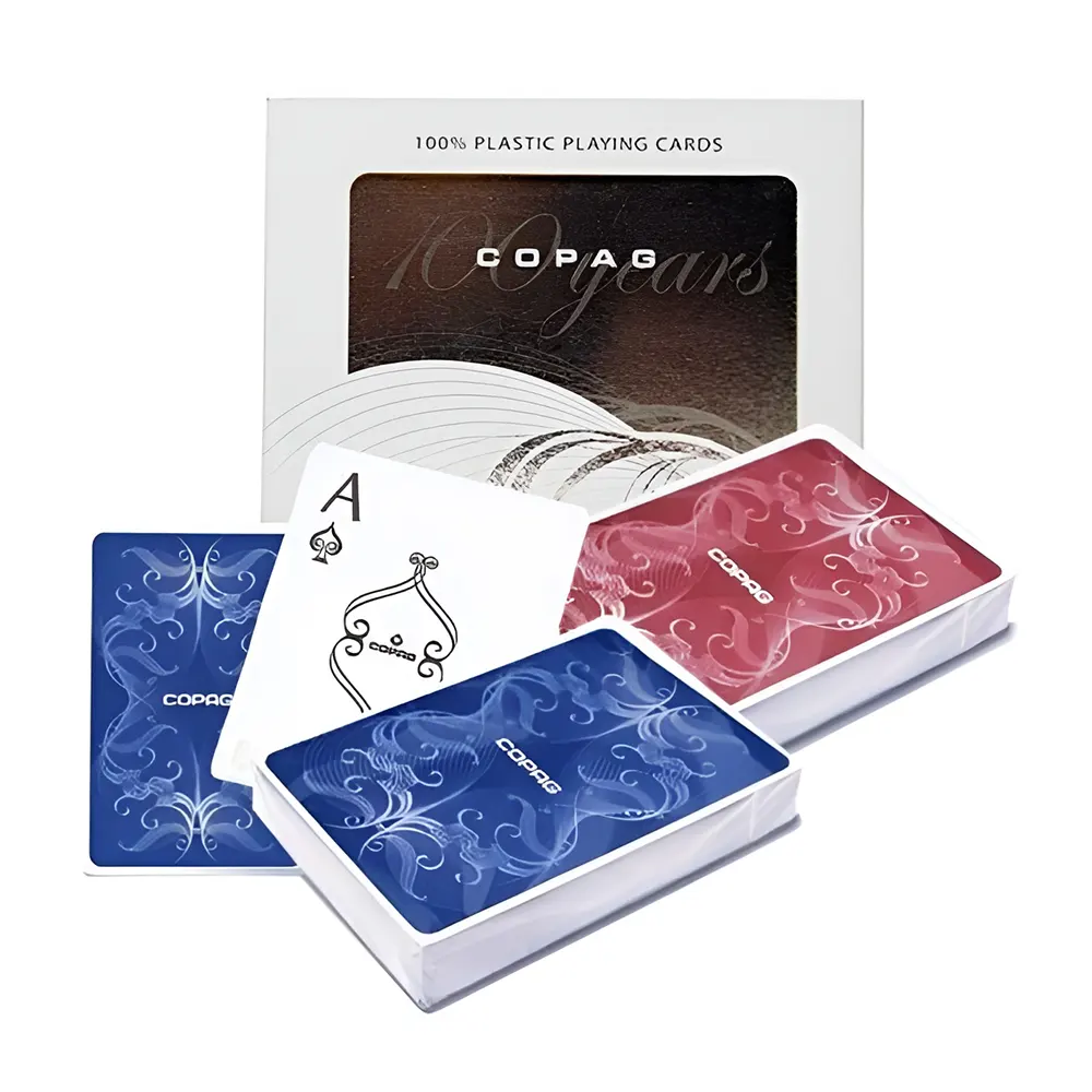 Карти за игра Copag - Centenial Plastic, Jumbo index, 2 тестета ...