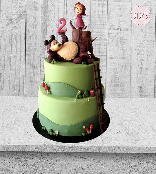 Торта Маша и Меока