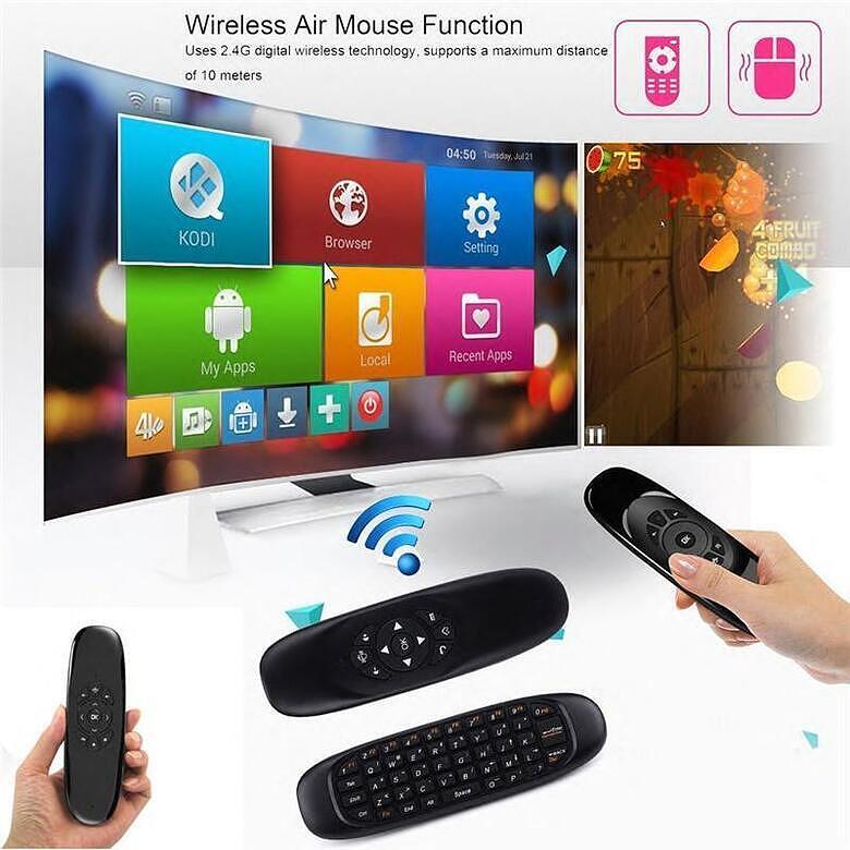 Qwerty Клавиатура за Smart TV, TV Box, компютър и...