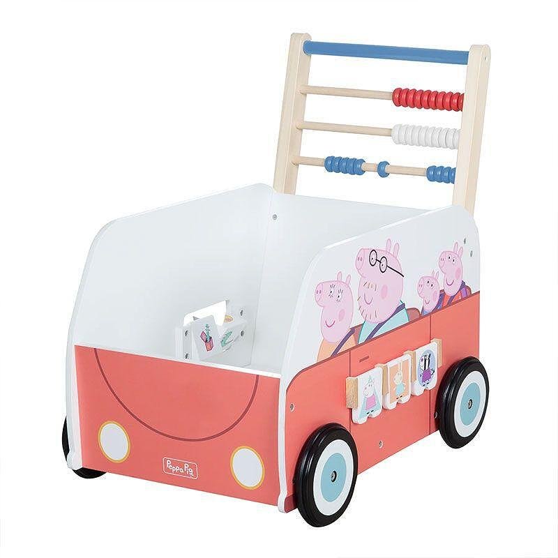 Проходилка за бутане Roba Push & Motor Skills Bus Peppa Pig