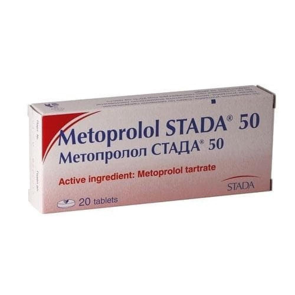МЕТОПРОЛОЛ ТАБЛ.50МГ Х 20 STADA | METOPROL tab. 50MG X 20 STADA ...