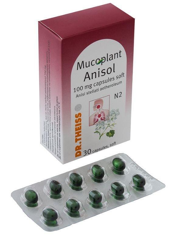 МУКОПЛАНТ АНИСОЛ КАПС. 100МГ Х 30 | MUCOPLANT ANISOL CAPS. 100MG X 30 ...