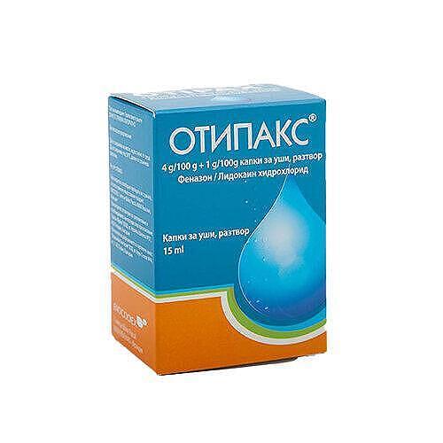 ОТИПАКС КАПКИ ЗА УШИ СОЛ. 15МЛ | OTIPAX SALT EAR DROPS. 15 ML ...