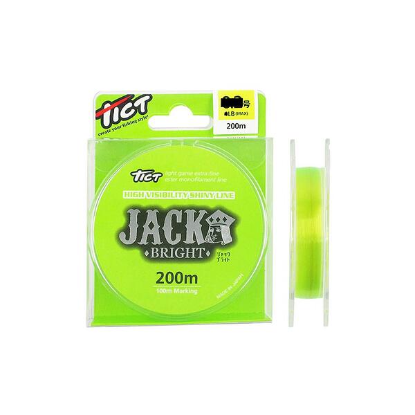 TICT Ester Monofilament JACK Bright 200m
