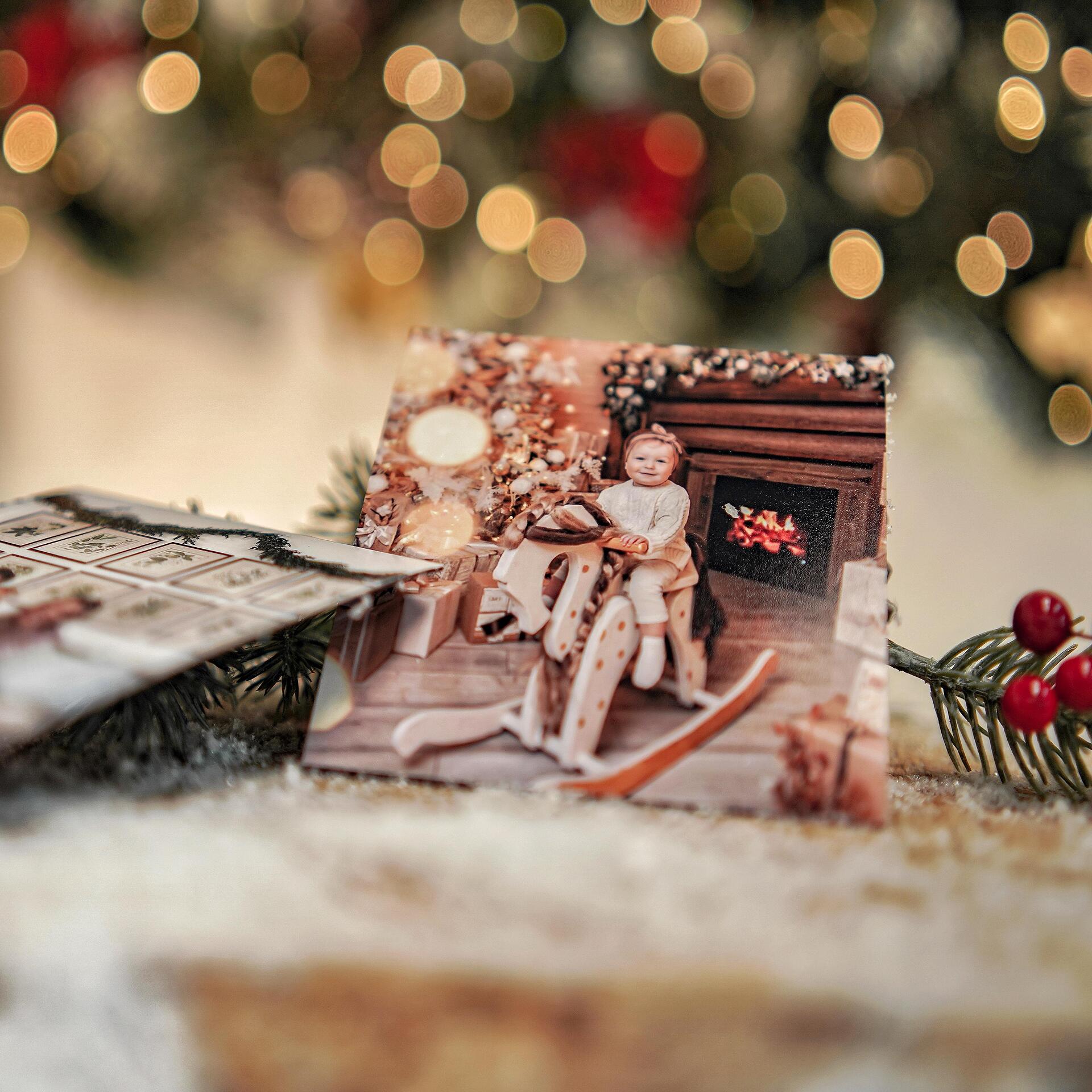 Коледни подаръци | Магнит със снимка