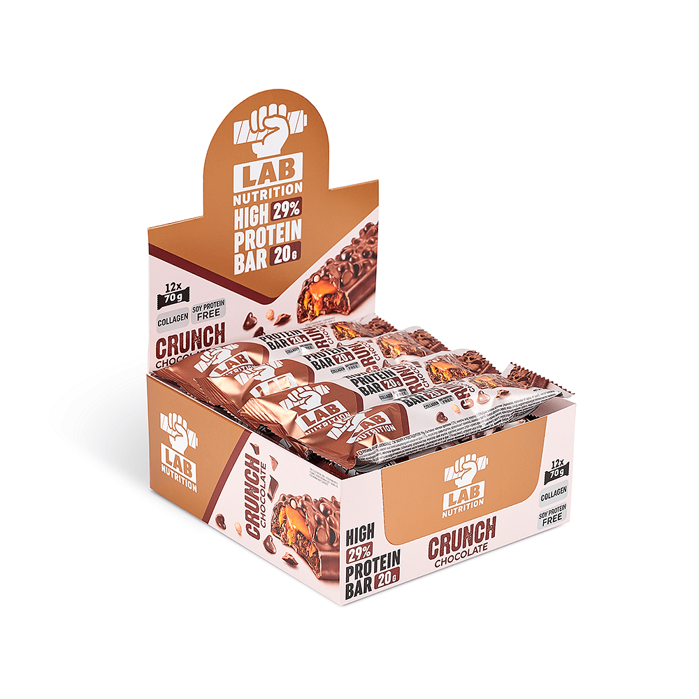 Κουτί Crunch Μπάρα Πρωτεΐνης Σοκολάτα 12x70γρ