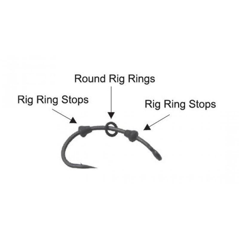Стопери за кука Extra Carp Rig Ring Stops – 20 бро...