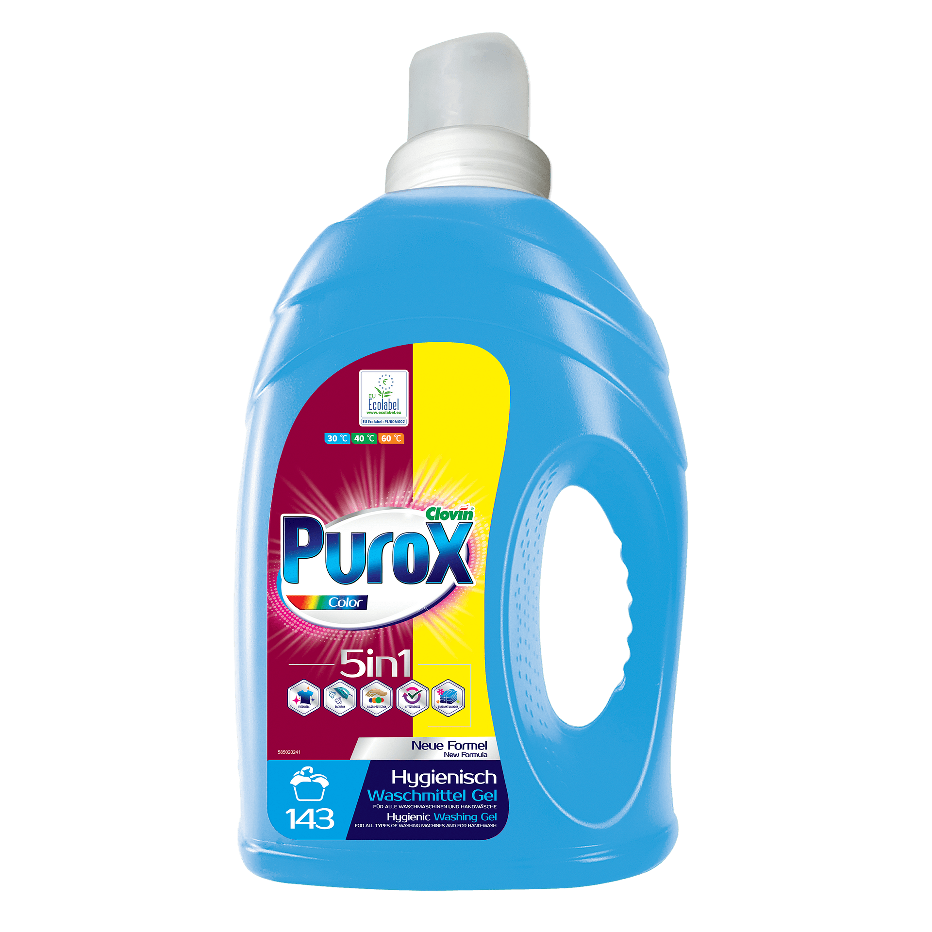 PUROX Гел за пране COLOR 4.3л.