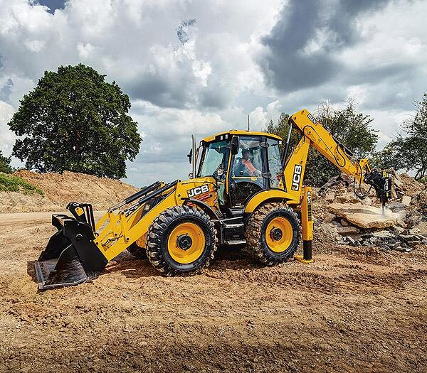 Най-големия Комбиниран багер на JCB 5CX