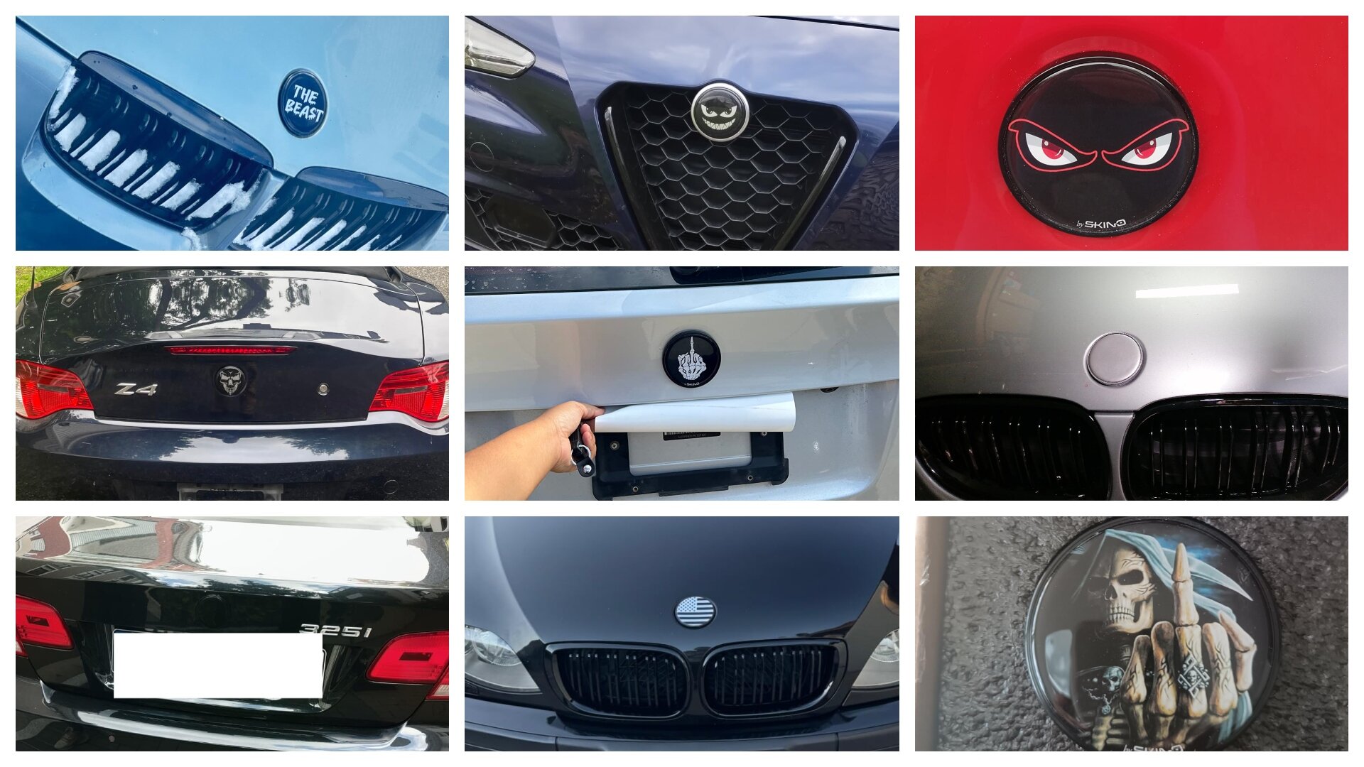 BMW & Alfa Romeo Custom Emblems - Sizes & Easy Fit Guide