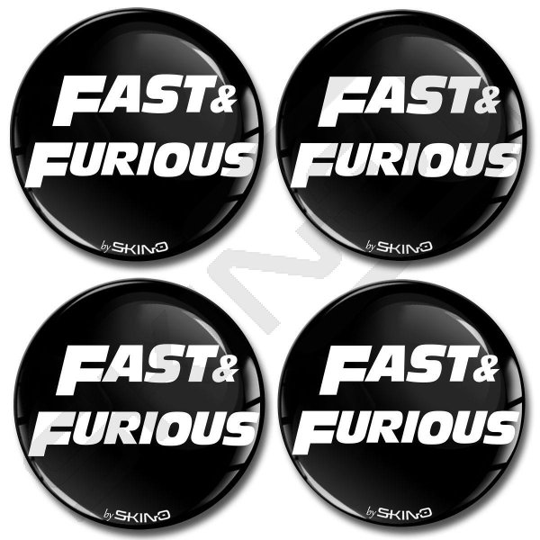 Wheel Center Caps Stickers Fast & Furious A 31 Z*