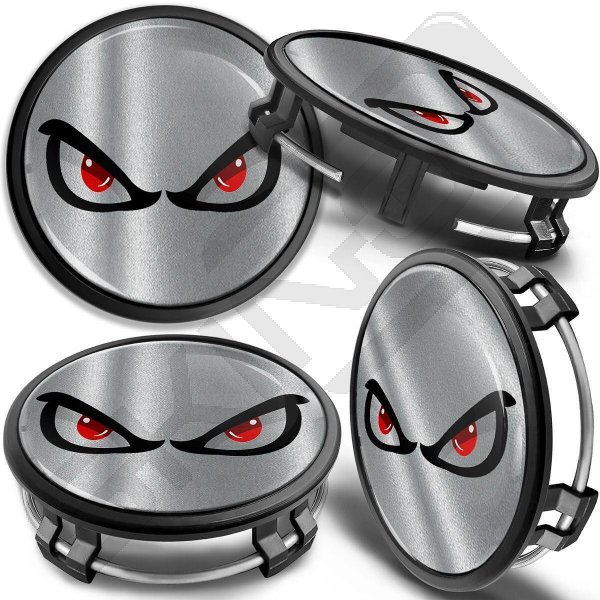 No Fear Eyes Custom Wheel Center Caps / Hubcaps 75 mm for Mercedes-Benz ...