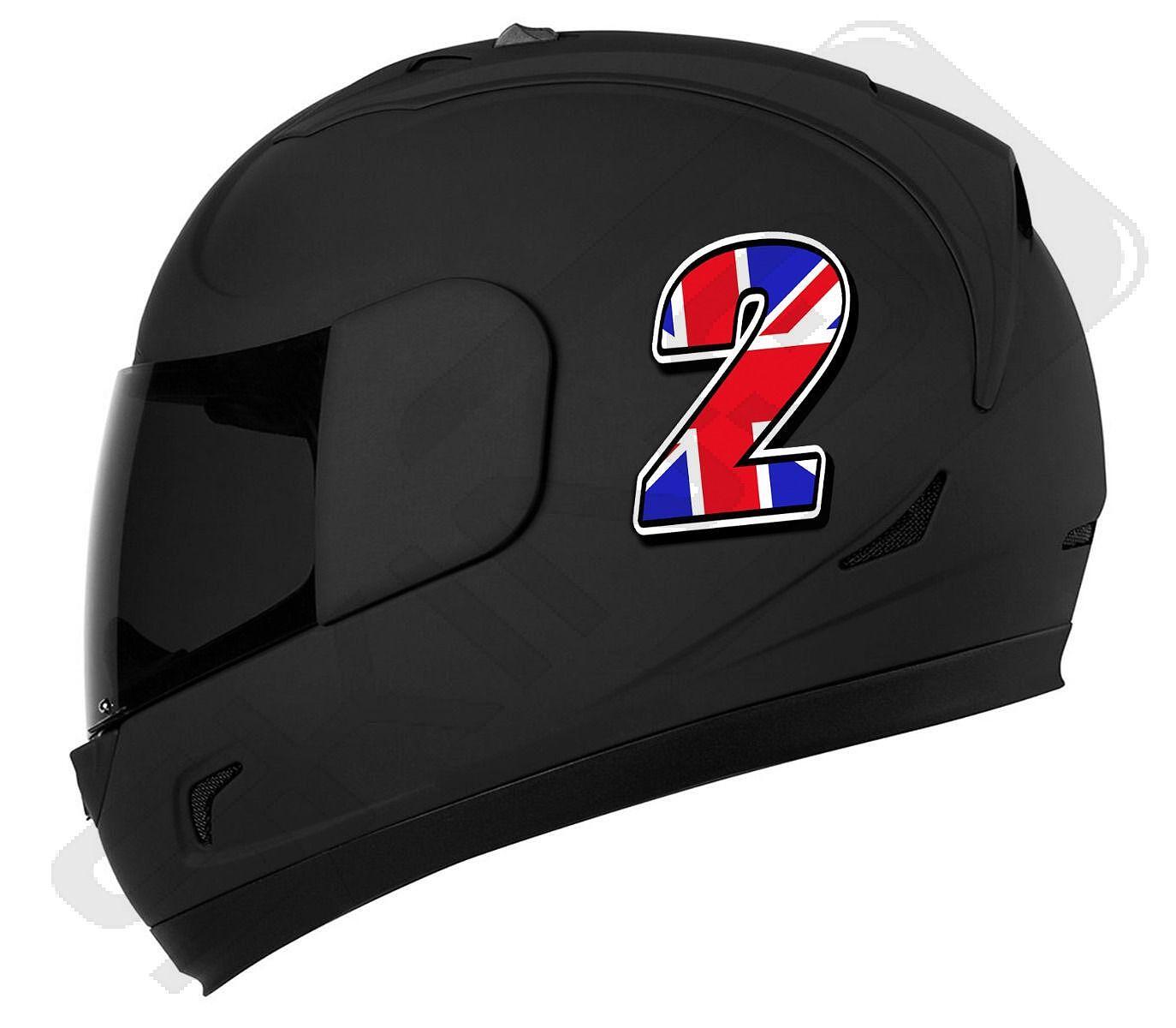 Racing number decal [ UK flag Union Jack ] N 292 Skino