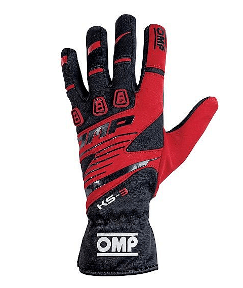 Картинг ръкавици OMP KS-3 червени