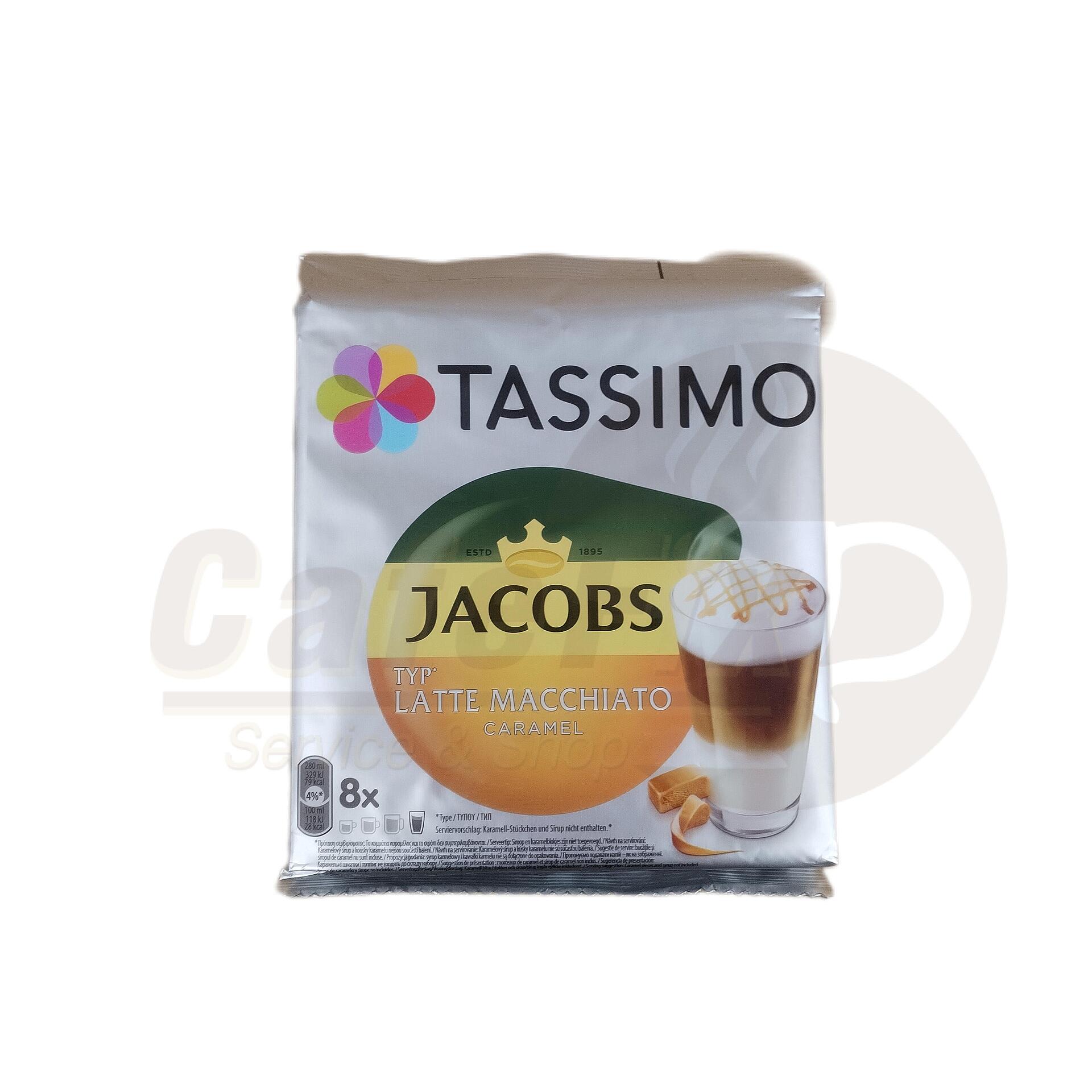 Jacobs Latte Macchiato Caramel в капсули Tassimo