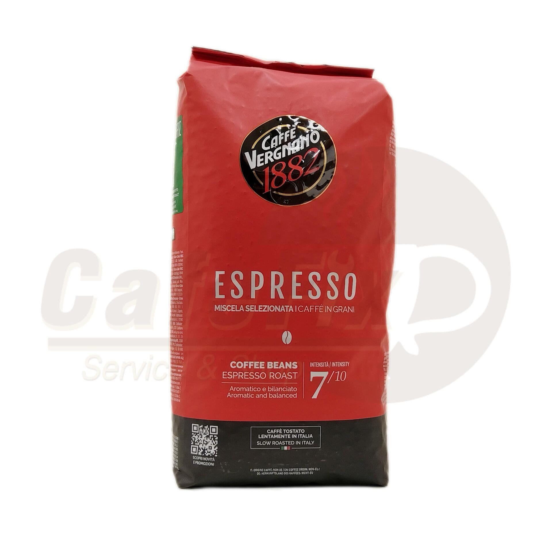 Кафе на зърна Vergnano Espresso – изтънчен вкус и плътно тяло