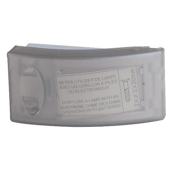 OUTDOOR DOORBELL PUSH BUTTON WITH INDICATOR PB-02 WHITE IP44 | Eurolamp LED