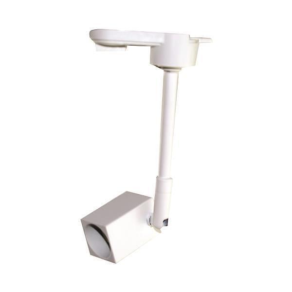 TRACK LIGHT 2 LINE GU10 SQUARE BRACKET12cm WHITE | Eurolamp LED
