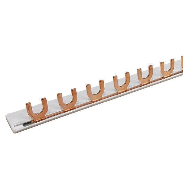 BUSBAR COPPER U TYPE 1P 12Θ WITH INSULATION | Eurolamp LED