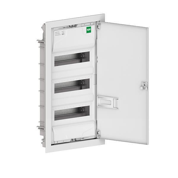 FUSE BOX FLUSH MOUNTING MSF RP 3X12 IP 30 (PE+N) | Eurolamp LED