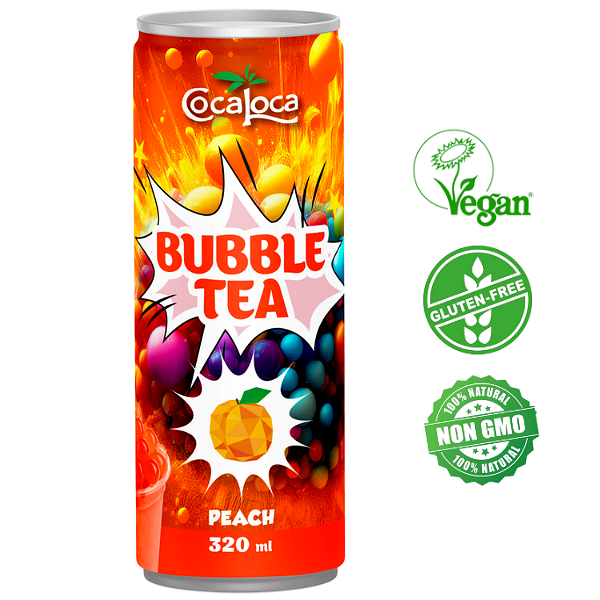 Coca Loca Bubble Tea Праскова | DRINKME.BG
