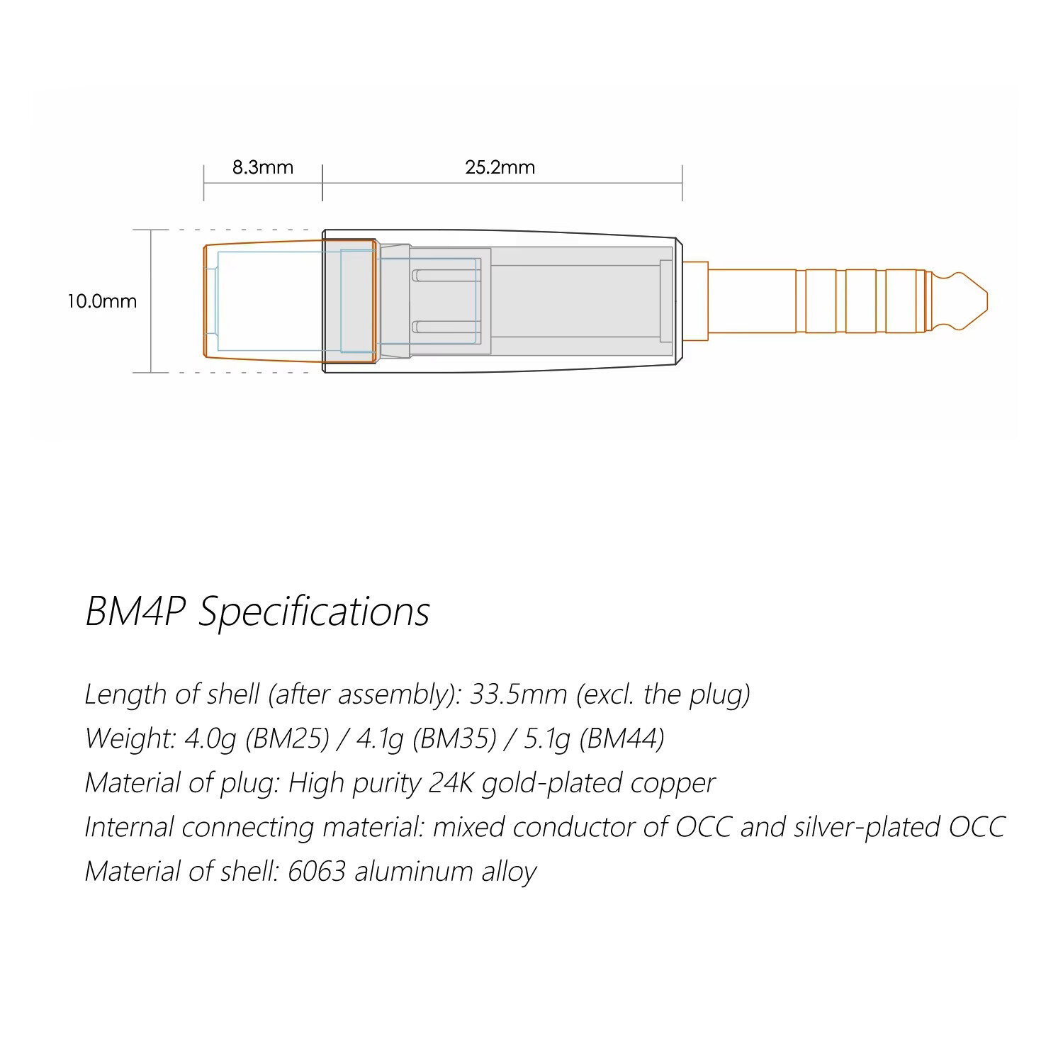 DD HIFI BM4P 4Pin Female Black