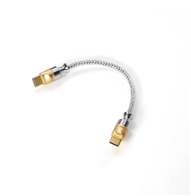 ddHiFi TC07S Nyx Series Silver TypeC HiFi Audiophile USB OTG Cable