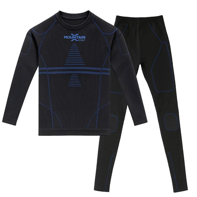 Детско Термо Бельо XMS К003 Black Blue