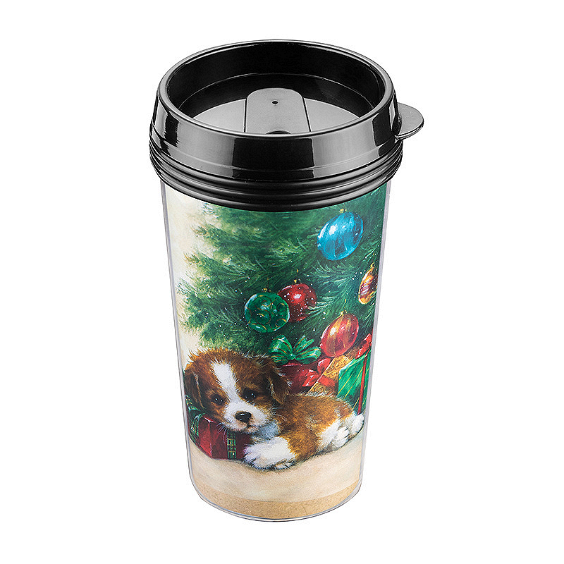 LT103: Коледна термочаша кученце