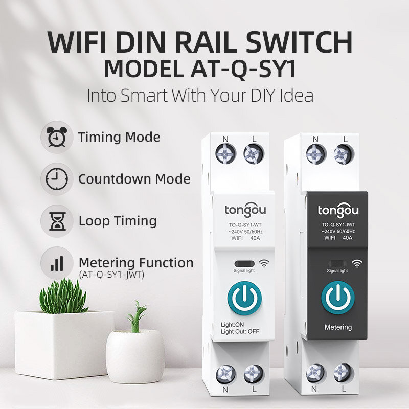Wi-Fi Релеен Превключвател Tongou