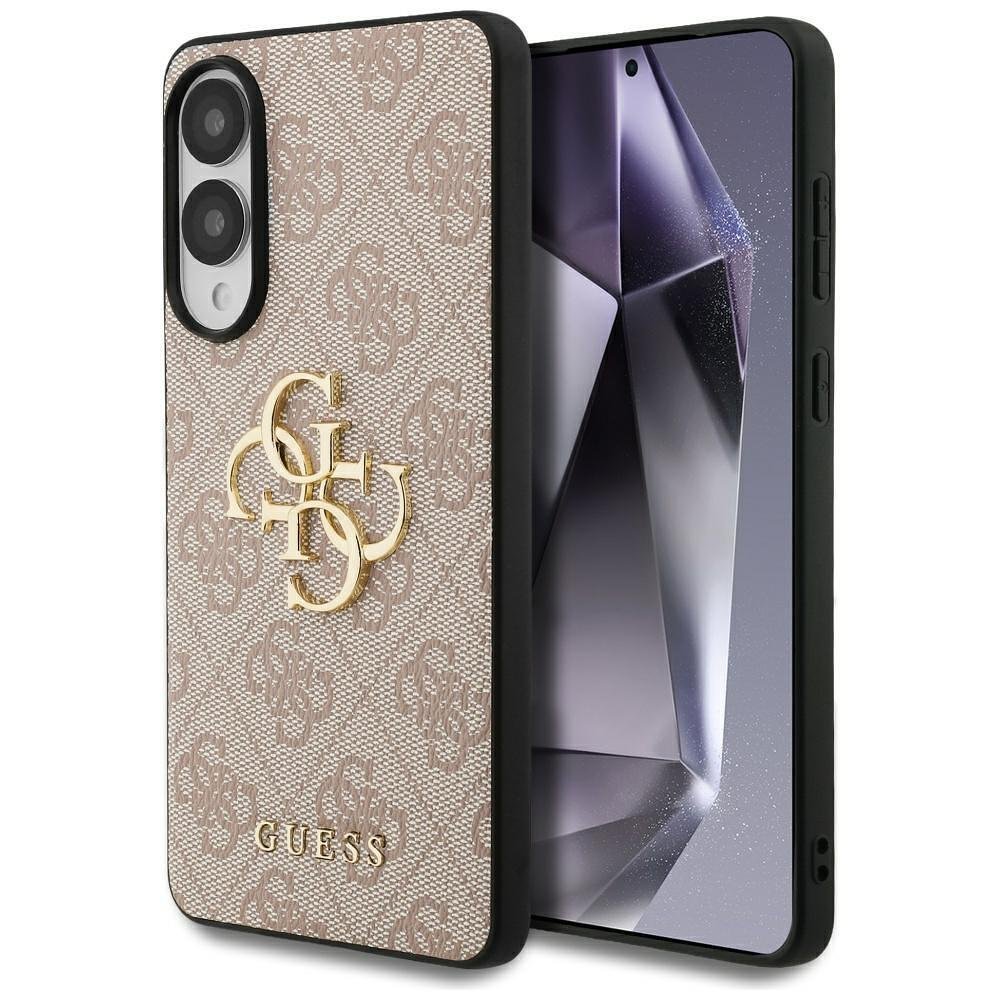 Case Guess Big 4G Logo Classic Logo for Samsung Galaxy S25 Edge pink