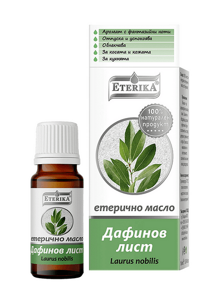 Етерично Масло от Дафинов лист - Eterika - Laurus nobilis - Eterika - 10 мл