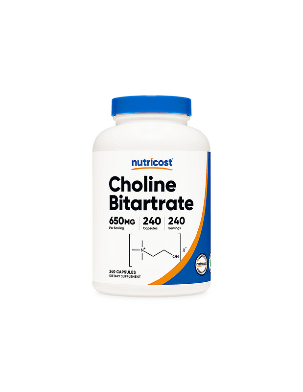 Nutricost Холин Битартрат 240 капсули