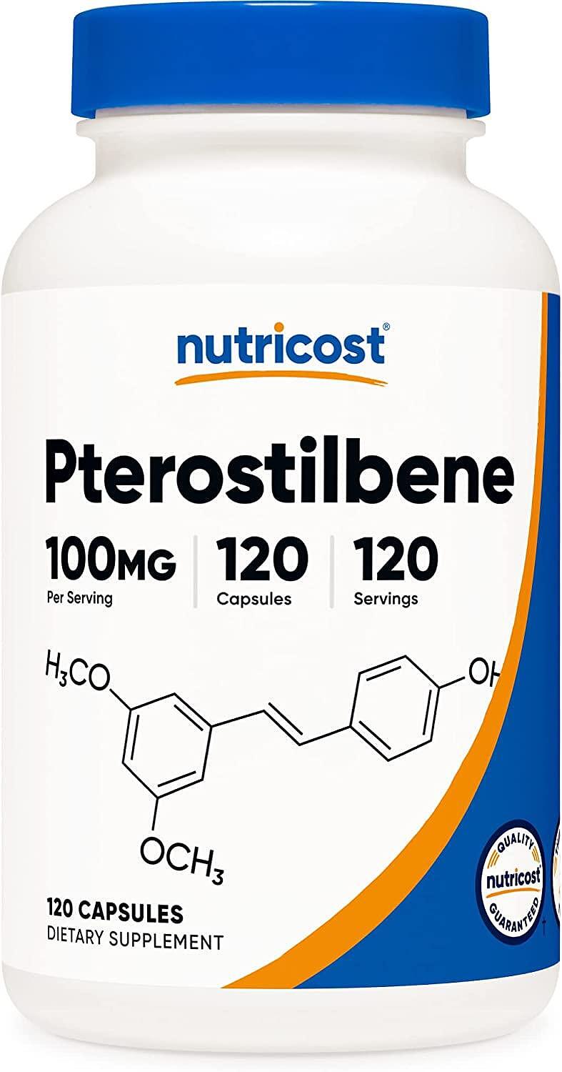 Nutricost, Pterostilbene/ Птеростилбен 120 капсули