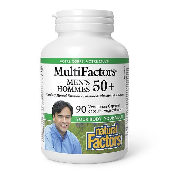 Natural Factors, MultiFactors® Витамини и Минерали за Мъже 50+ х 90 V ...
