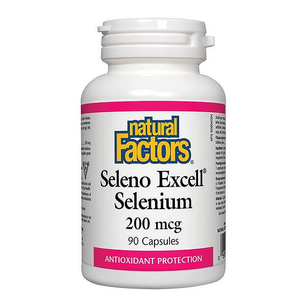 Natural Factors, Seleno Excell® Селен 200 mcg x 90 капсули
