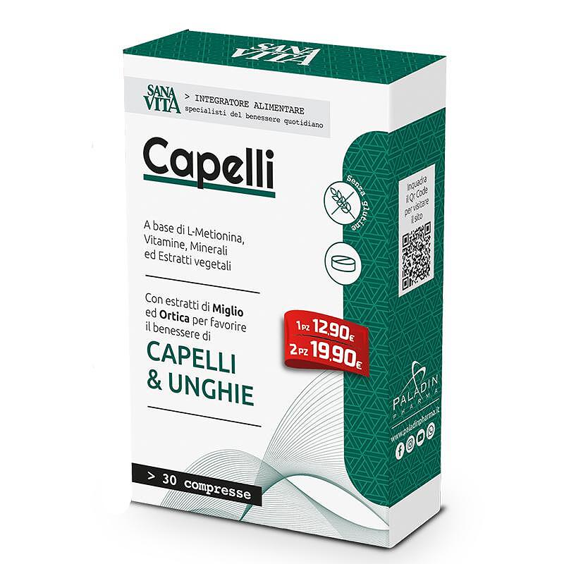 Paladin Pharma, Sanavita Capelli / Формула за Коса, Кожа и Нокти х 30 ...