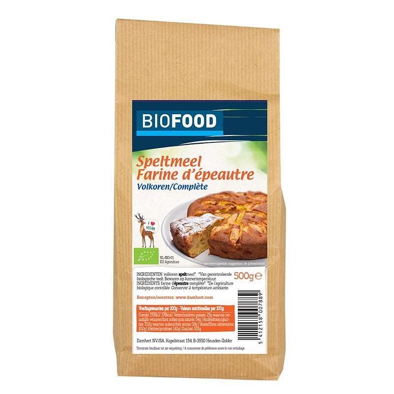 Damhert, Speltmeel Farine d’epeautre / Брашно от спелта БИО x 500 g