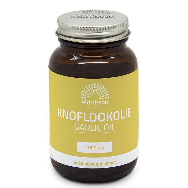 Чесън (мацерирано масло) 1000 mg, 60 капсули, Mattisson